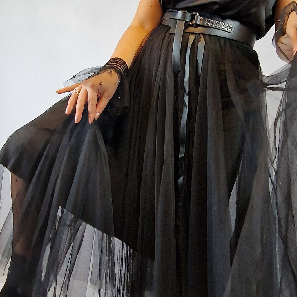 Casual Minimal Goth Rivet Belt – SimpleModerne